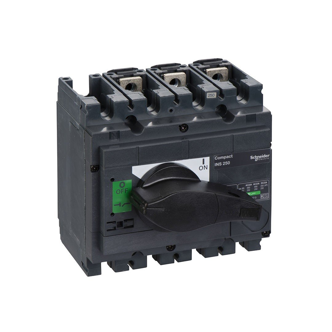 Schneider 31106 Ins250 250 A 3 Pole Compact Load Separator | Low ...